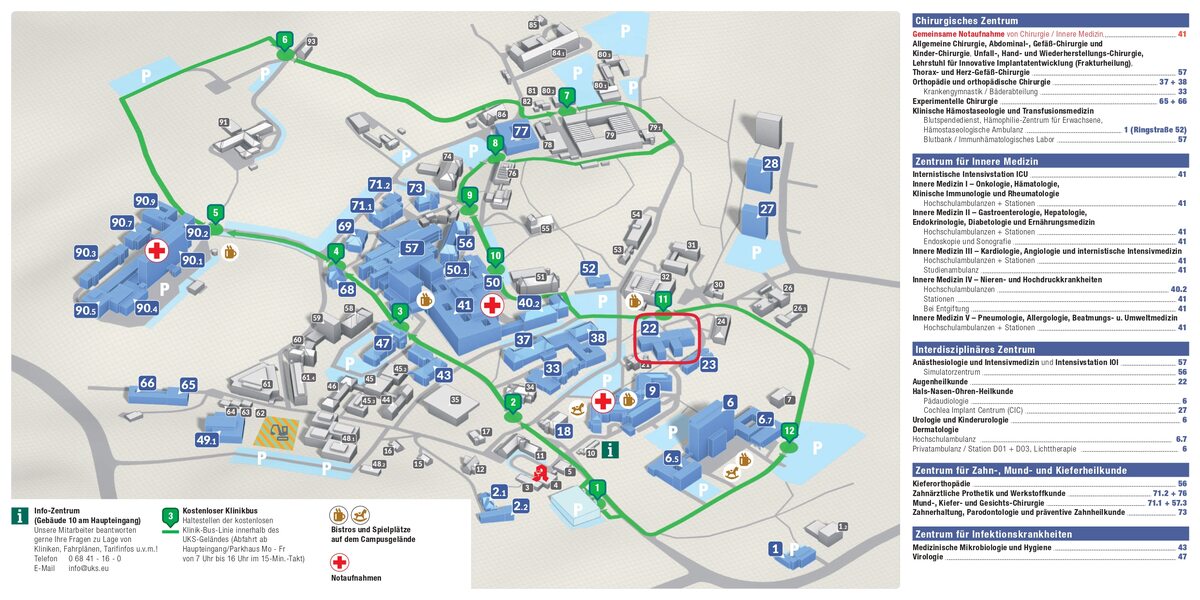 Anfahrt und Parkmöglichkeiten